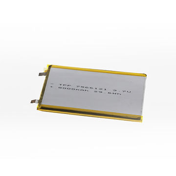 China 3.7V 8000mAh 7566121 Lithium Polymer Li-Po Rechargeable Battery ...