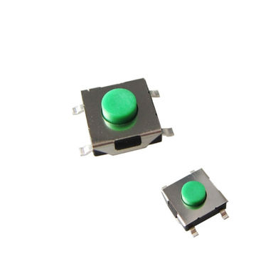 China Tact switch, 4PINS SMD 6*6mm rubber knob on Global Sources,Push ...