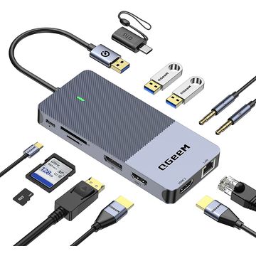 China 11 in 1 Mini Selfpower USB Dock on Global Sources,USB C Dock ...