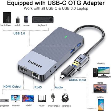 China 11 in 1 Mini Selfpower USB Dock on Global Sources,USB C Dock ...