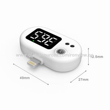 China Smart mobile cell phone thermometer portable mini usb intelligent ...