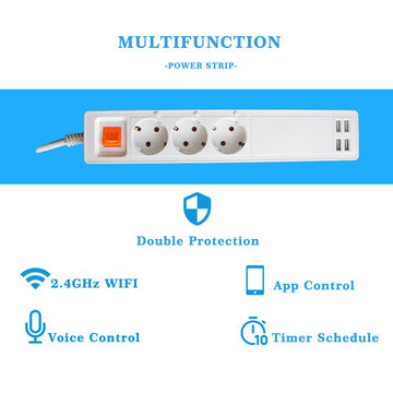 China Hot selling power strip 3outlets with USB remote control by ...