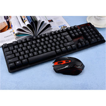 China Gaming keyboard 2.4G wireless Keyboard computer keyboard and ...