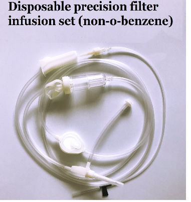 Disposable precision filter infusion set (non-o-benzene), disposable ...