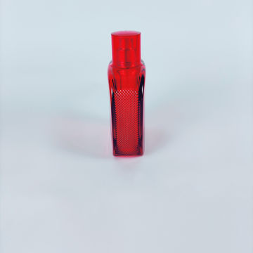 China Professional red color perfume glass fancy glass spray bottle on ...