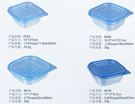 3 Divided Round Food Storage Container, food container food box lunch ...
