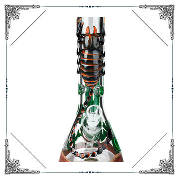 China New 13 Inches 7mm Thickness 3D Scorpion Beaker Glass Smoking ...