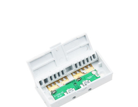 Top quality PC BRASS one piece for two core Convenient flat cable ...