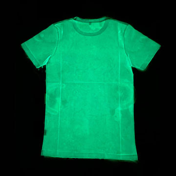 China Reflective glow in the dark tee shirts custom night glowing on ...