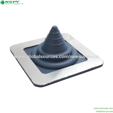 China Black/red/gray Roof Flashing pyramid fast suture of EPDM silicone ...