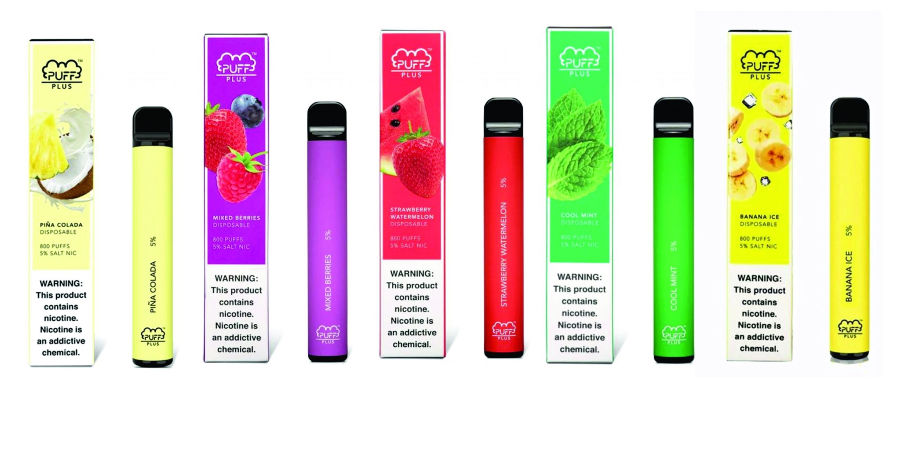 China Disposable e cigarette Puff plus vape pen device vape 800 Puffs ...