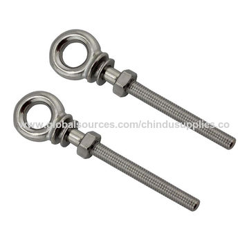 China Swivel eye bolt eye bolt m8 stainless steel eye-shaped screws on ...