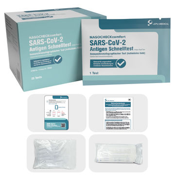 China Lepu NASOCHECKcomfort SARRS-CoV-2 antigen rapid self test on ...