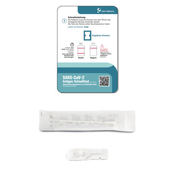 China Lepu NASOCHECKcomfort SARRS-CoV-2 antigen rapid self test on ...
