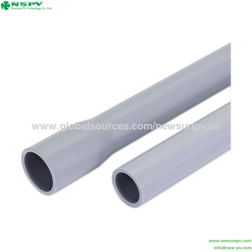 China 25MM Electrical UPVC Rigid Conduits Solar Conduit Medium Duty T ...