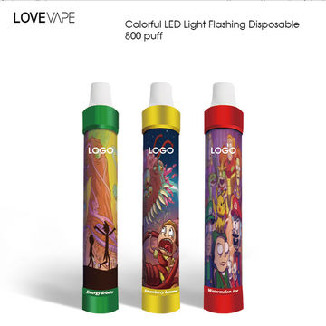 China Wholesale Lovevape Shine 1500puff with LED Light Cool Vape Pen ...