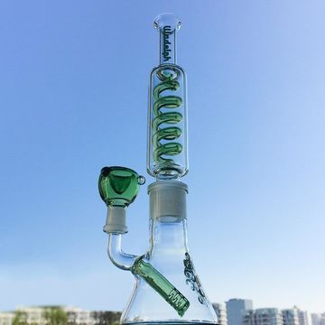 China Condenser Coil Glass Bong Freezer Big Heady Water Pipe Beaker ...