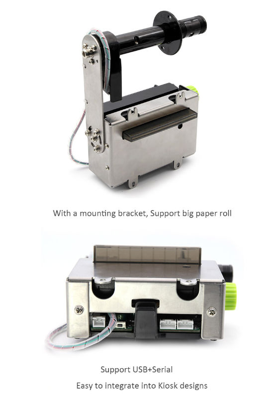 China 58mm thermal kiosk printer with auto cutter on Global Sources ...