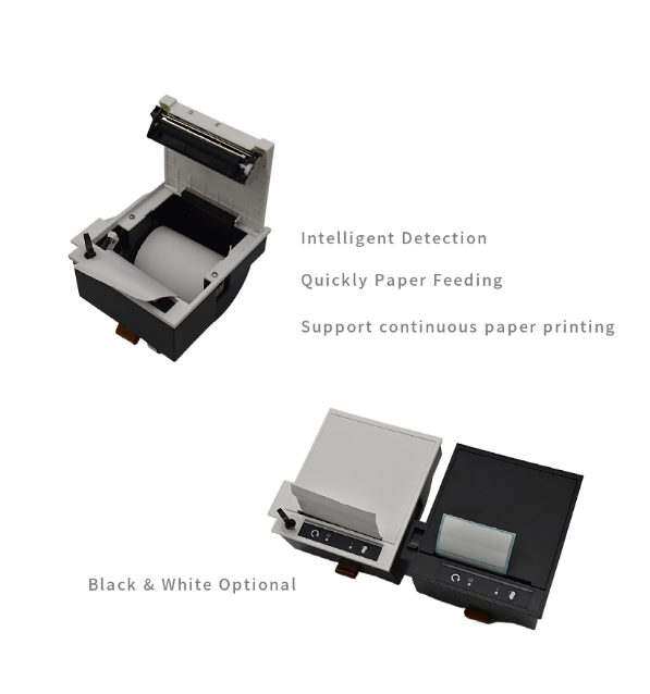 China 3inch embedded printer 80mm with auto-cutter panel thermal ...