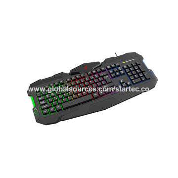 China Gaming keyboard with Rainbow Backlight, high end gaming keyboard ...