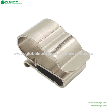 China Solar Cable Clip for Solar Panel Metal Cable Clip Solar Grounding ...