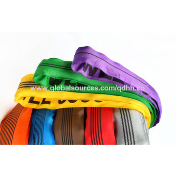 China Round Sling with 1 to 10m, Made of High Tensile Polyester, Used ...
