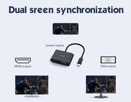 China Xfanic fast speed docking station topsale c108 adapter with usb c ...