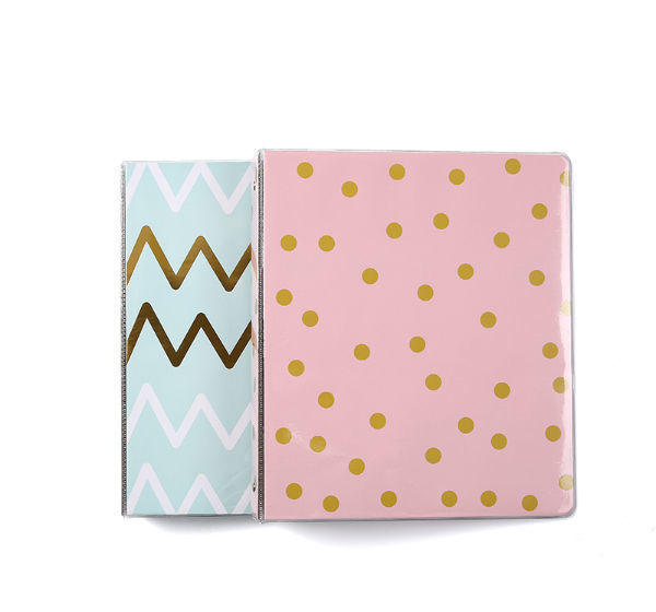 Custom A4/A5 files folders pattern 1 inch 3 round round ring binder ...