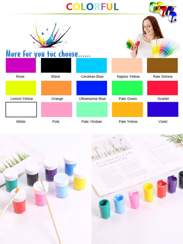 China Classic Poster Color Art Paint Set For Students , New Good ...