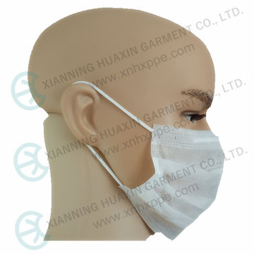 China Disposable Civilian Mask 3-Ply Blue Non-woven Breathable Face ...