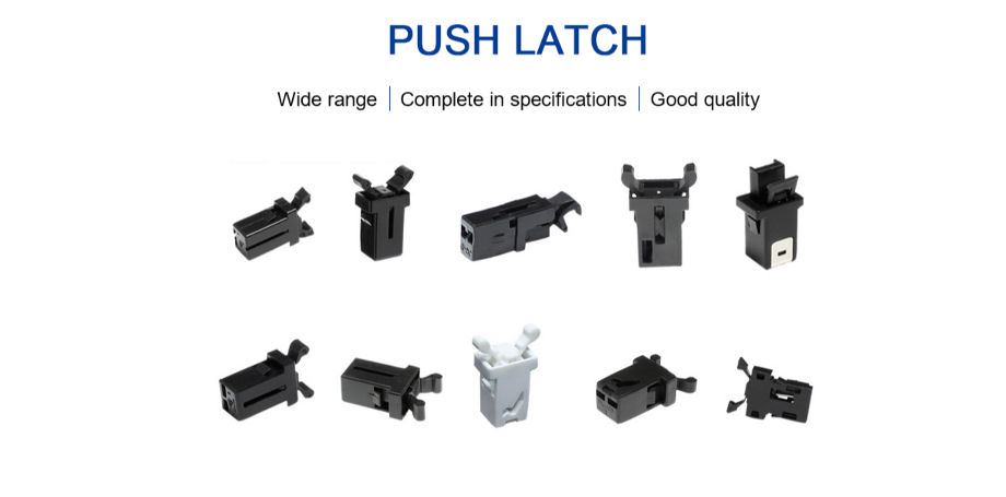 China Plastic Push Lock Latch, Pressing To Open & Lock Hidden Door ...