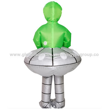 China Halloween funny scary flying saucer alien inflatable clothes ...