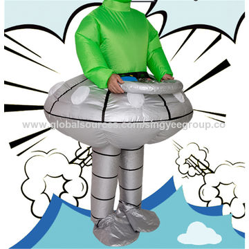 China Halloween funny scary flying saucer alien inflatable clothes ...