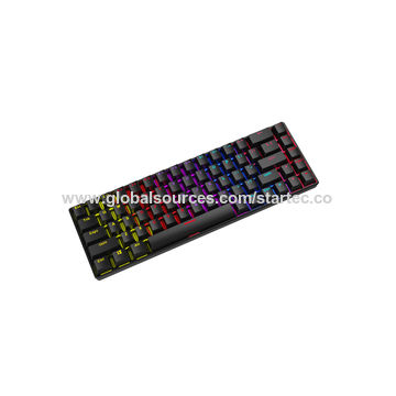 China Hotsale Mini 60% 68keys ultra compact Rainbow/RGB Mechanical ...