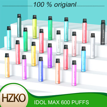 China E Cig 600puffs 5% Disposable Vapepen HZKO Idol Vape Ecigarettes ...