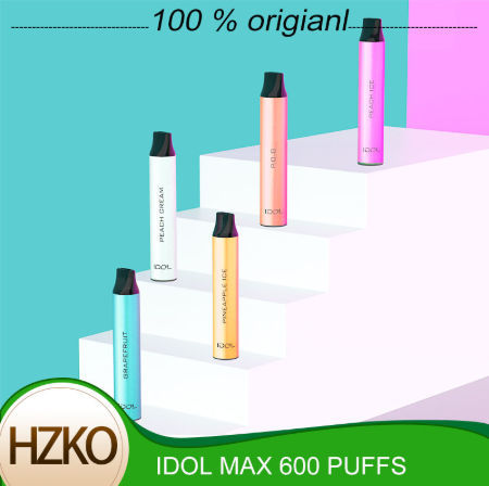 China E Cig 600puffs 5% Disposable Vapepen HZKO Idol Vape Ecigarettes ...