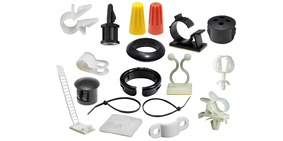 China Nylon Cable Bushing Plastic Coil Cover Black Color Wire Protector ...