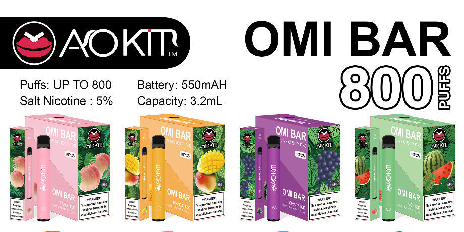 Aokit disposable pen popular style in the world 800puffs high quality ...