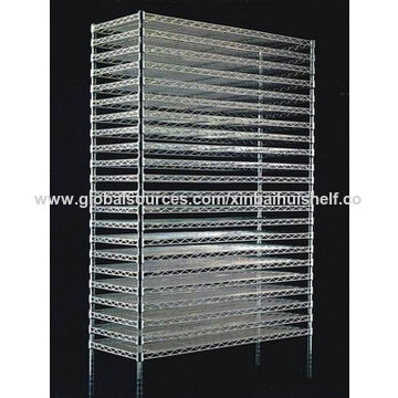 China 5 Tier Adjustable Wire Shelving Rack,Metal Heavy Duty Storage ...