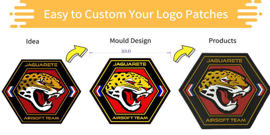 Custom Private 3D Garment Soft PVC Rubber Patch Labels for Clothing ...