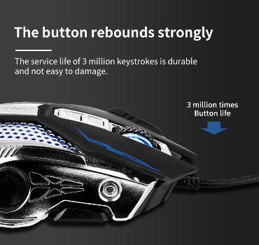 China Wired Gaming Mouse Fastest Gaming Mouse Switch Colorful Lighting ...