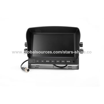 China 7" inch TFT LCD standalone bus monitor,9-45v touchscreen car ...