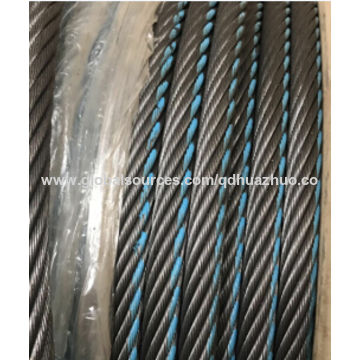 China 8X19S +IWRC elevator wire rope (steel core) , packed in reels on ...