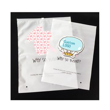 China Custom Logo Clear Zip Lock Plastic Underwear Zipper Swimming ...