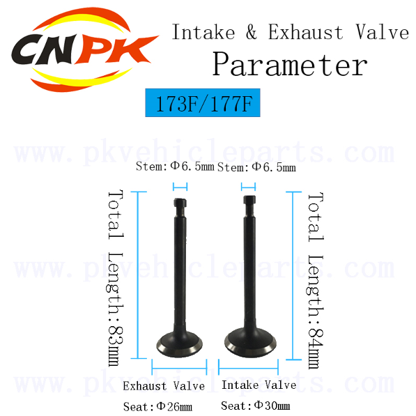 China Intake & Exhaust Valve for Gasoline Engine 152F/154F/168F/170F ...