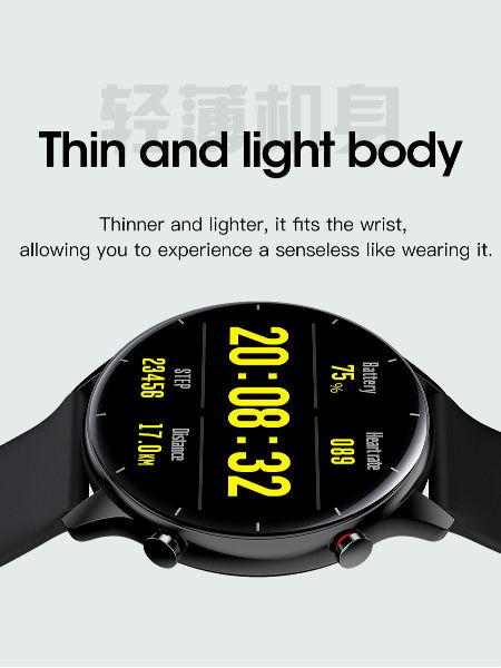 China Smart Watch L21 with IP68 Waterproof 1.3 inch Round Screen Ultra ...