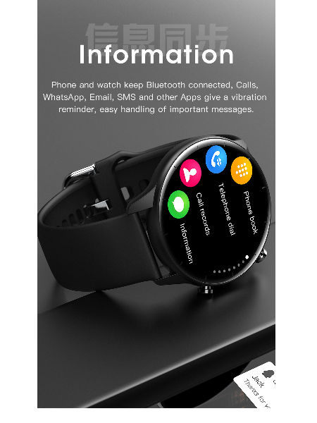 China Smart Watch L21 with IP68 Waterproof 1.3 inch Round Screen Ultra ...