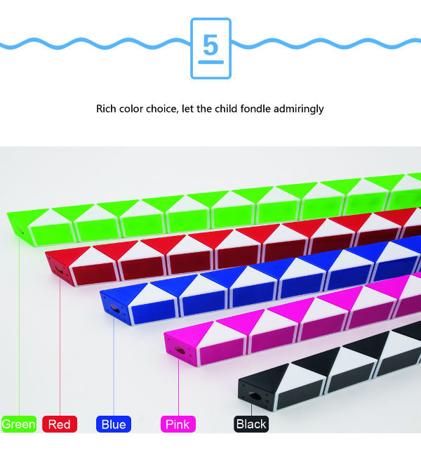 China New Ball shape 24 Link Puzzle Snake ruler advertisement magic ...