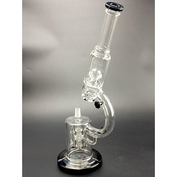 China Microscope Glass Bong Oil Rigs Water Bongs Smoking Hookahs Dual ...