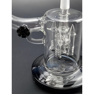 China Microscope Glass Bong Oil Rigs Water Bongs Smoking Hookahs Dual ...